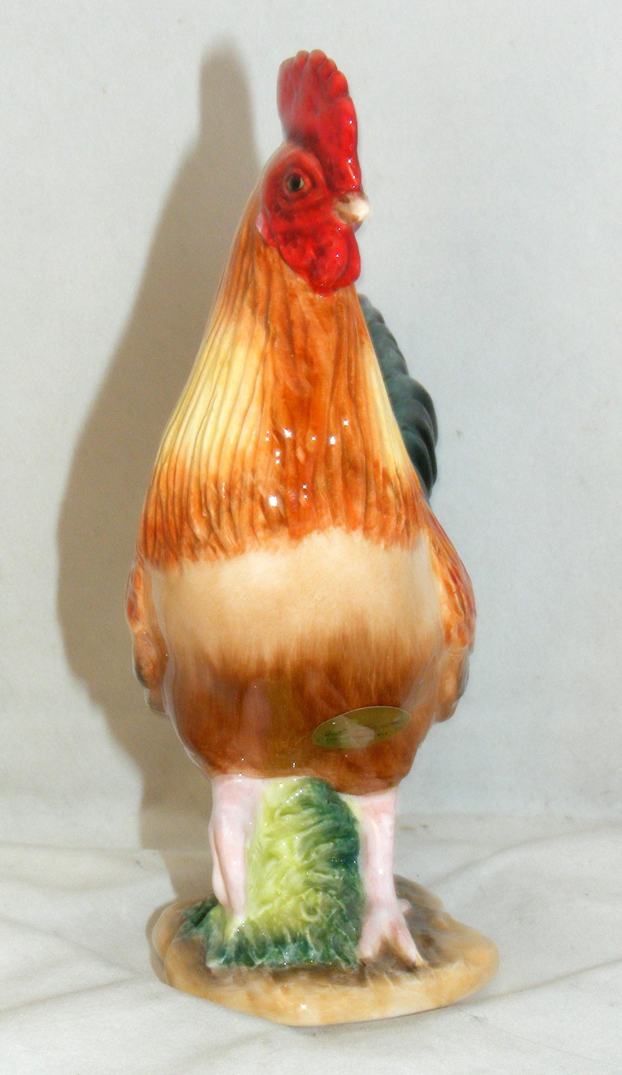 John Beswick Animal Figure Cockerel Rhode Island Red JBB13RI