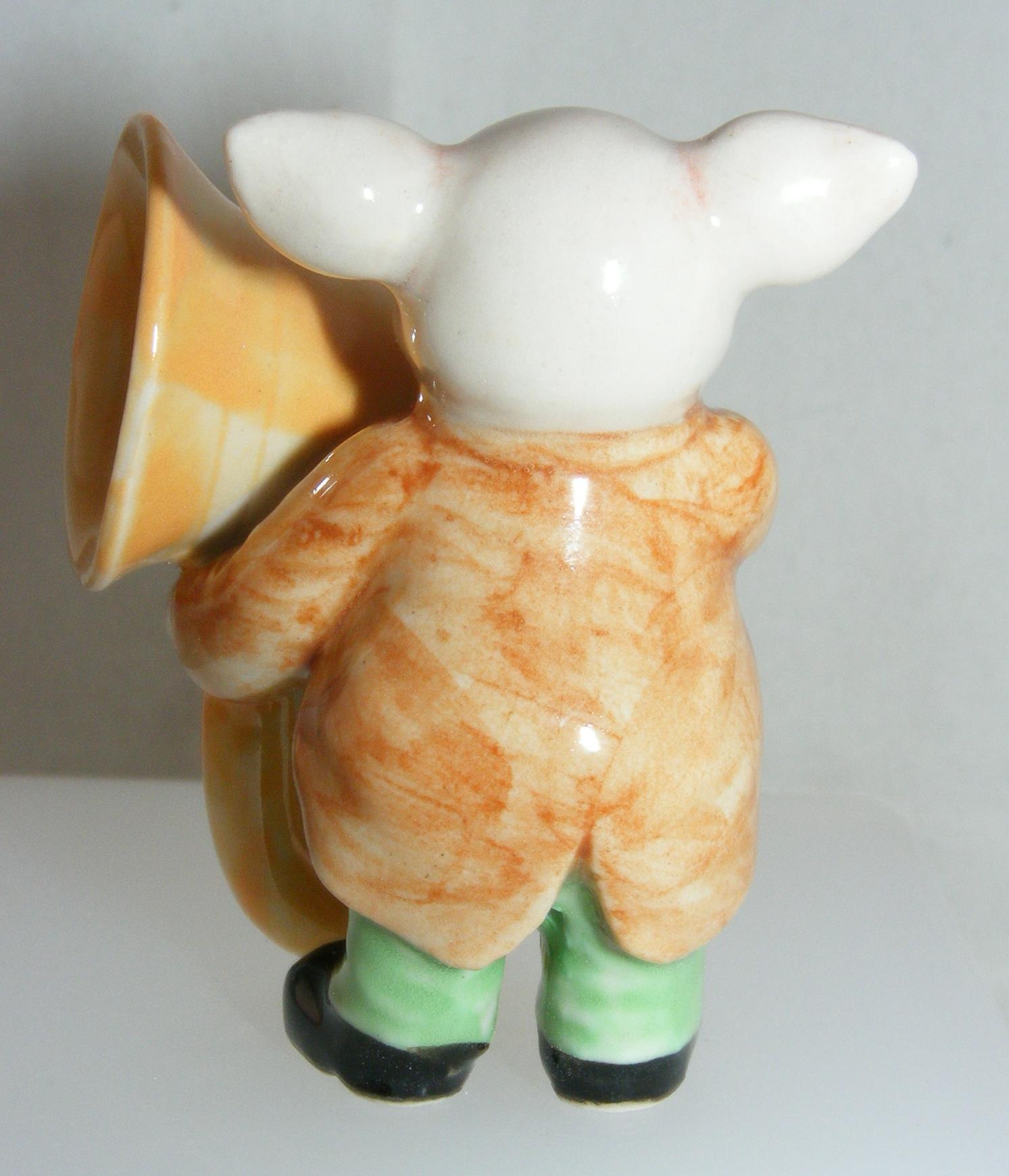 Klima Miniature Porcelain Animal Musician Pig with Tuba L757