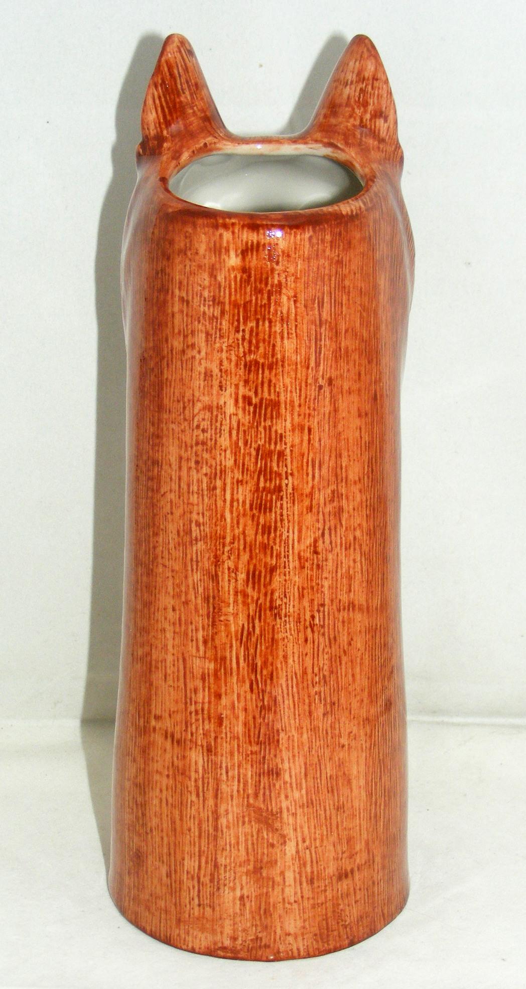 Quail Ceramics Fox Flower Vase Medium 894