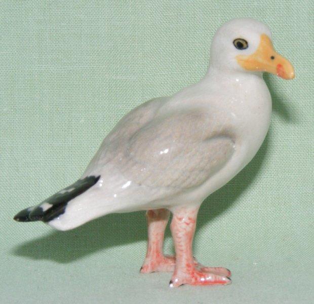 Klima Miniature Porcelain Bird Figure Seagull Head Turned L959