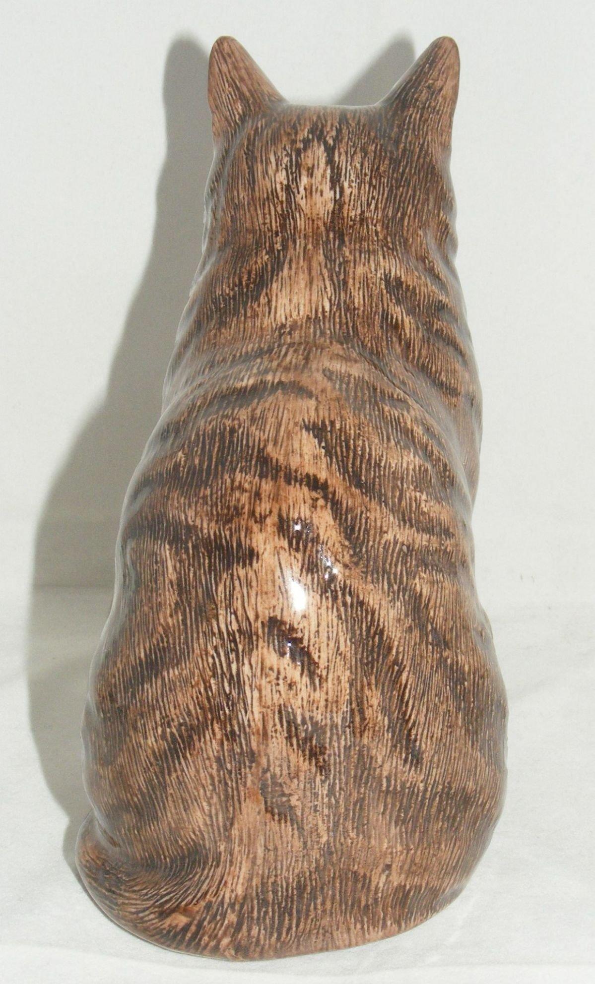 Quail Ceramics Animal Figure Moggie (Cat) "Clementine" 6" 743