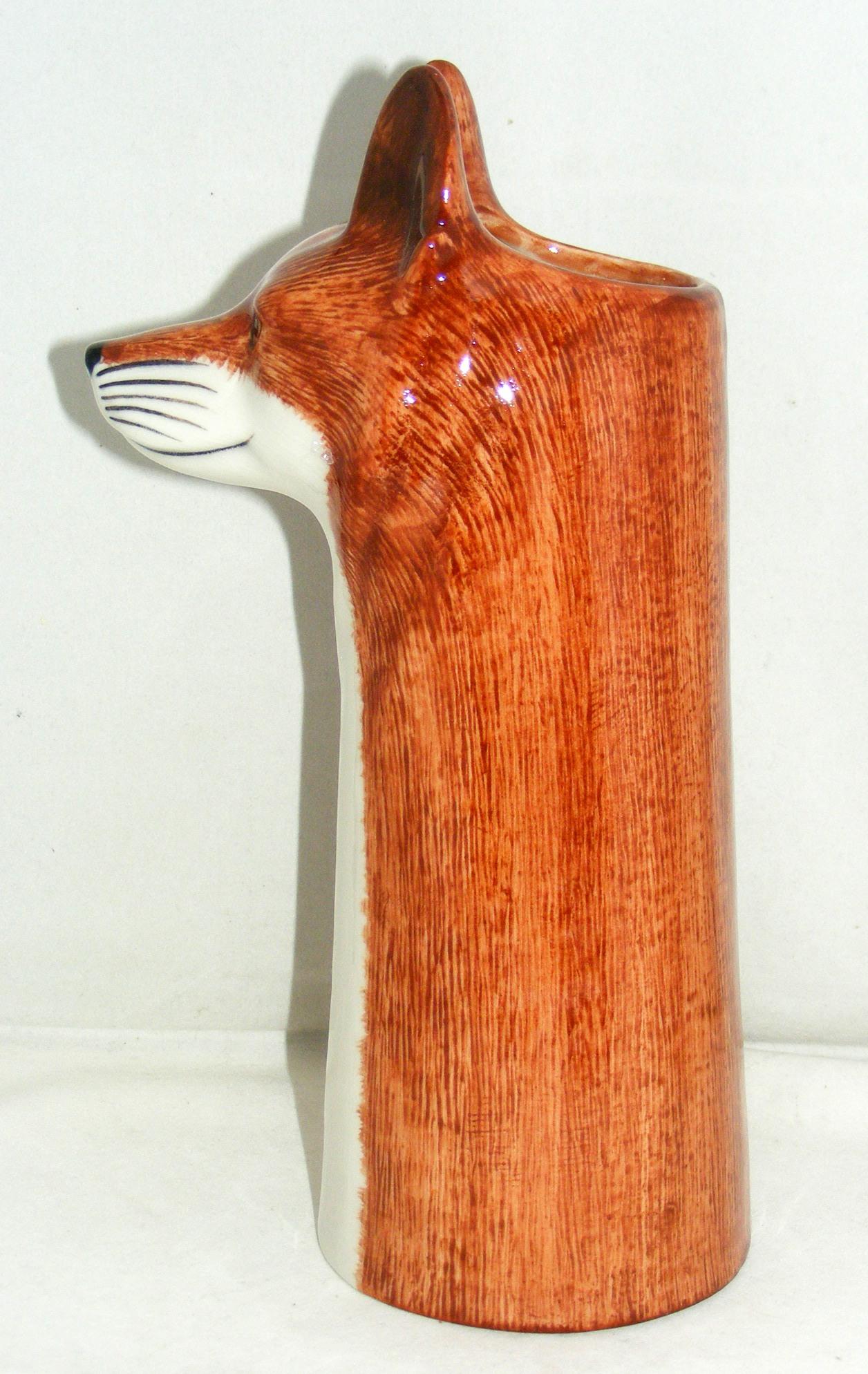 Quail Ceramics Fox Flower Vase Medium 894