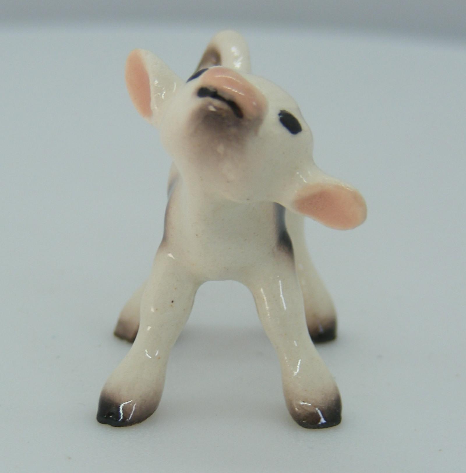 Hagen-Renaker Miniature Ceramic Animal Figure Spotted Calf 211