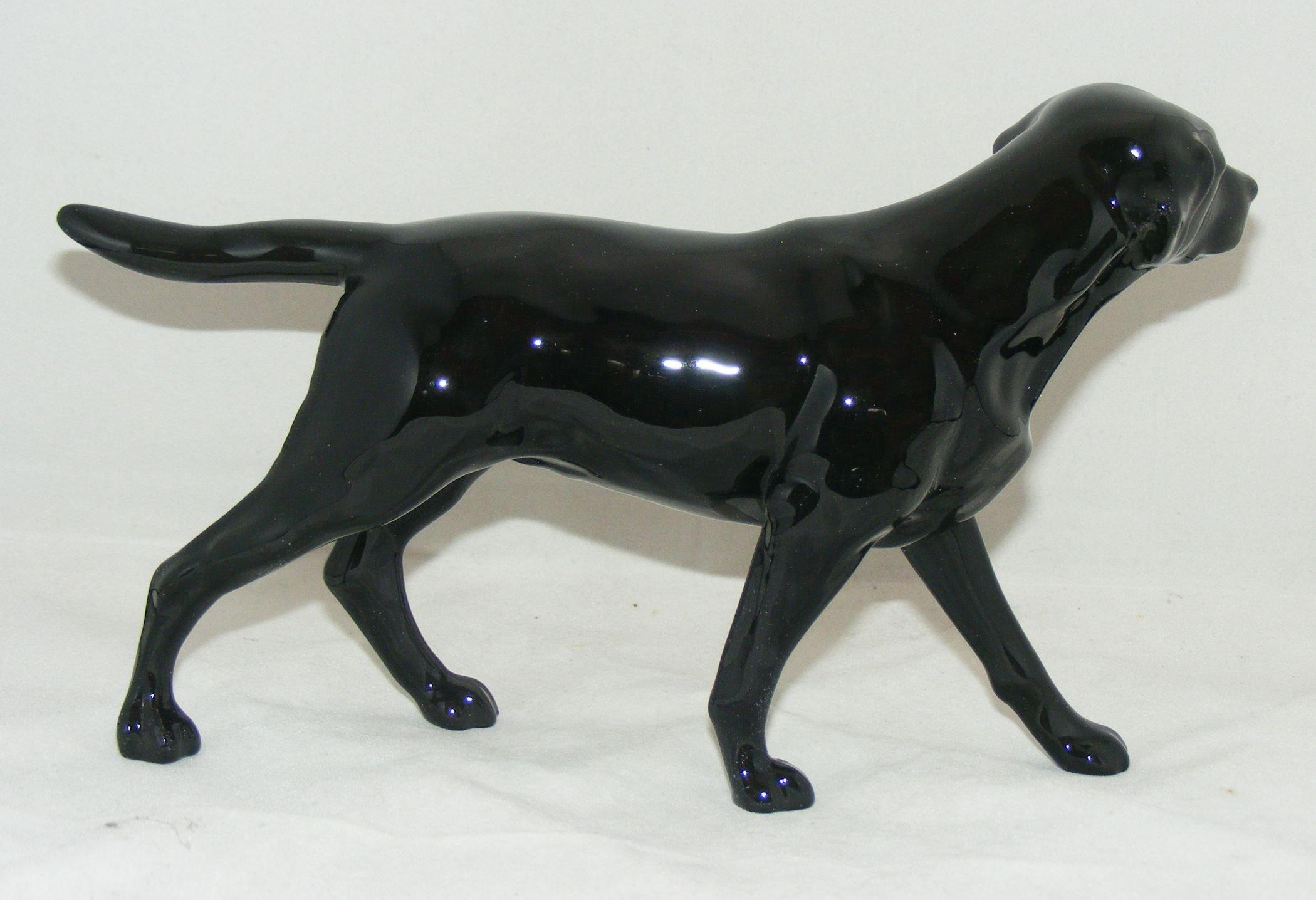 John Beswick Connoisseur Collection Labrador Dog Black JBCOD1