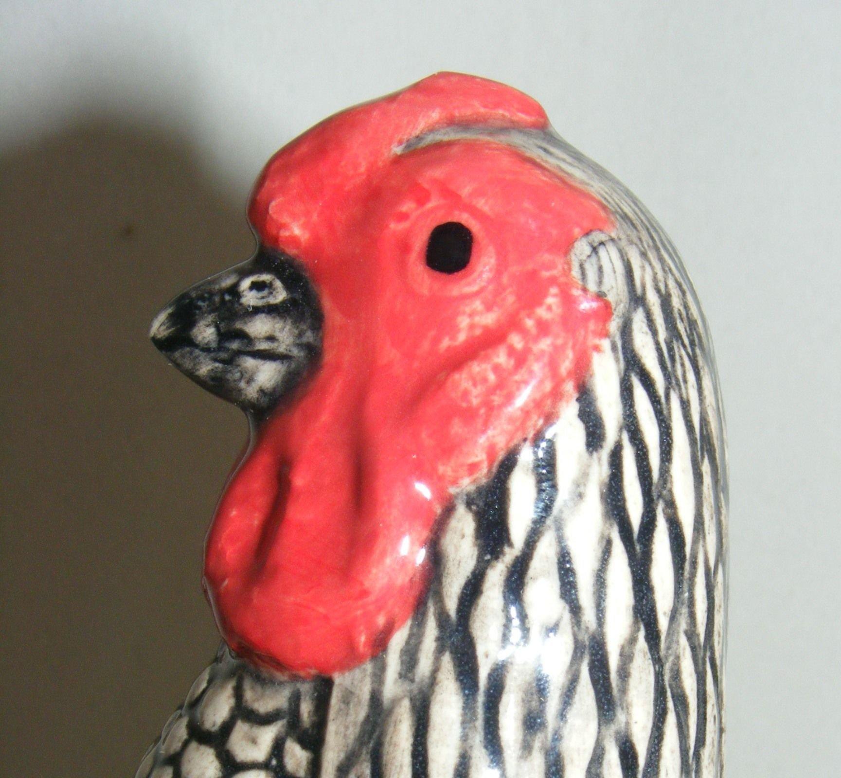 Quail Ceramics Silver Sebright Chicken Money Box 825