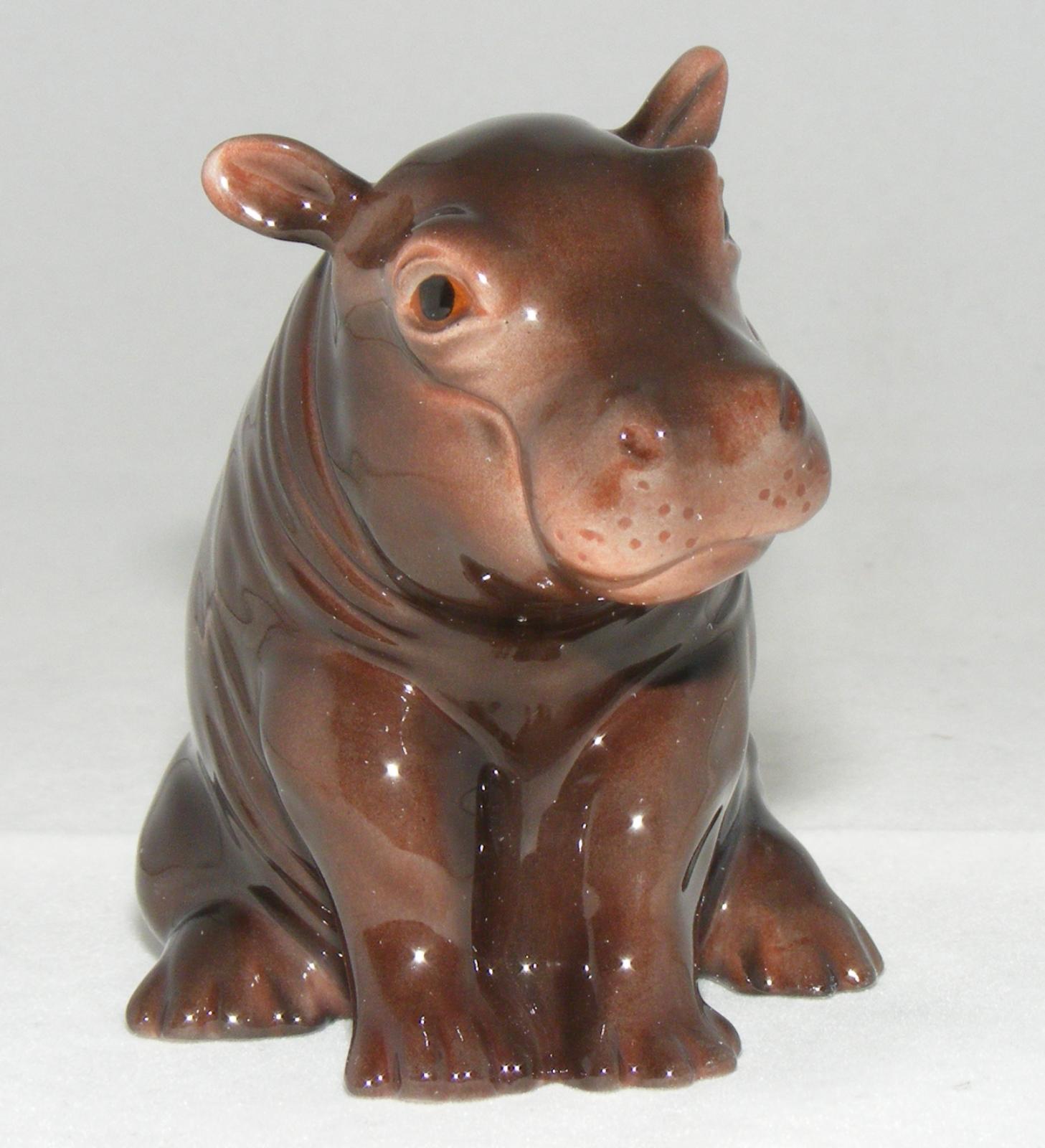John Beswick Animal Figure Africa Babies Hippo Calf JBA4