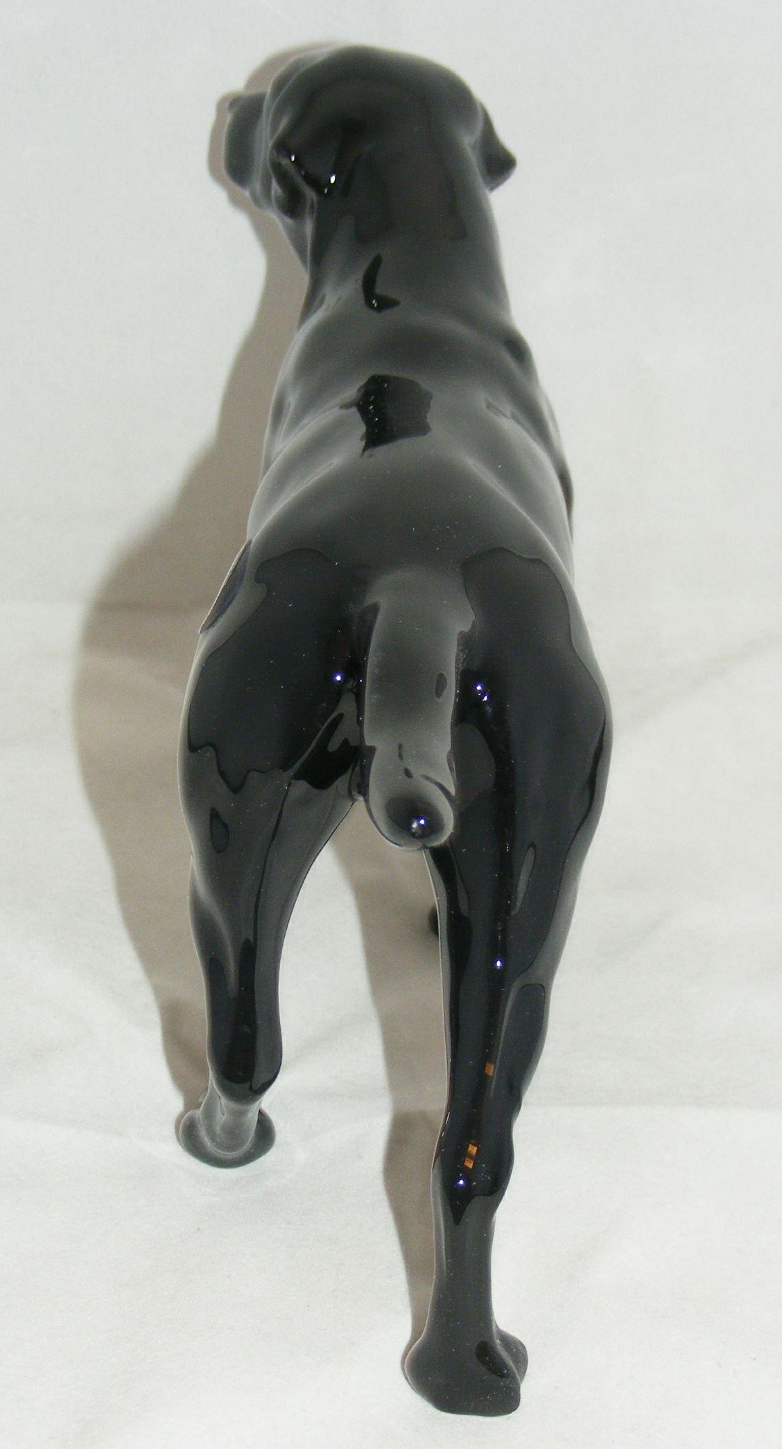 John Beswick Connoisseur Collection Labrador Dog Black JBCOD1