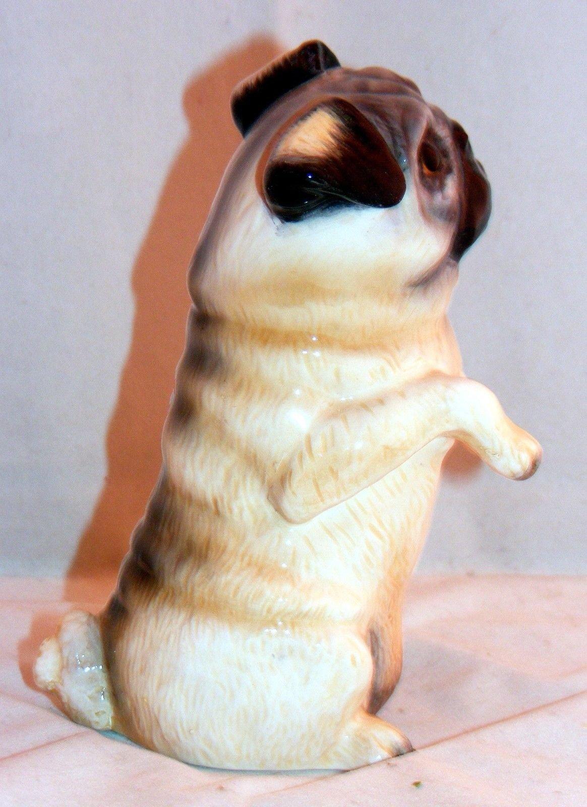 John Beswick Pampered Pooch Dog Figure Pug Fawn JBPP2
