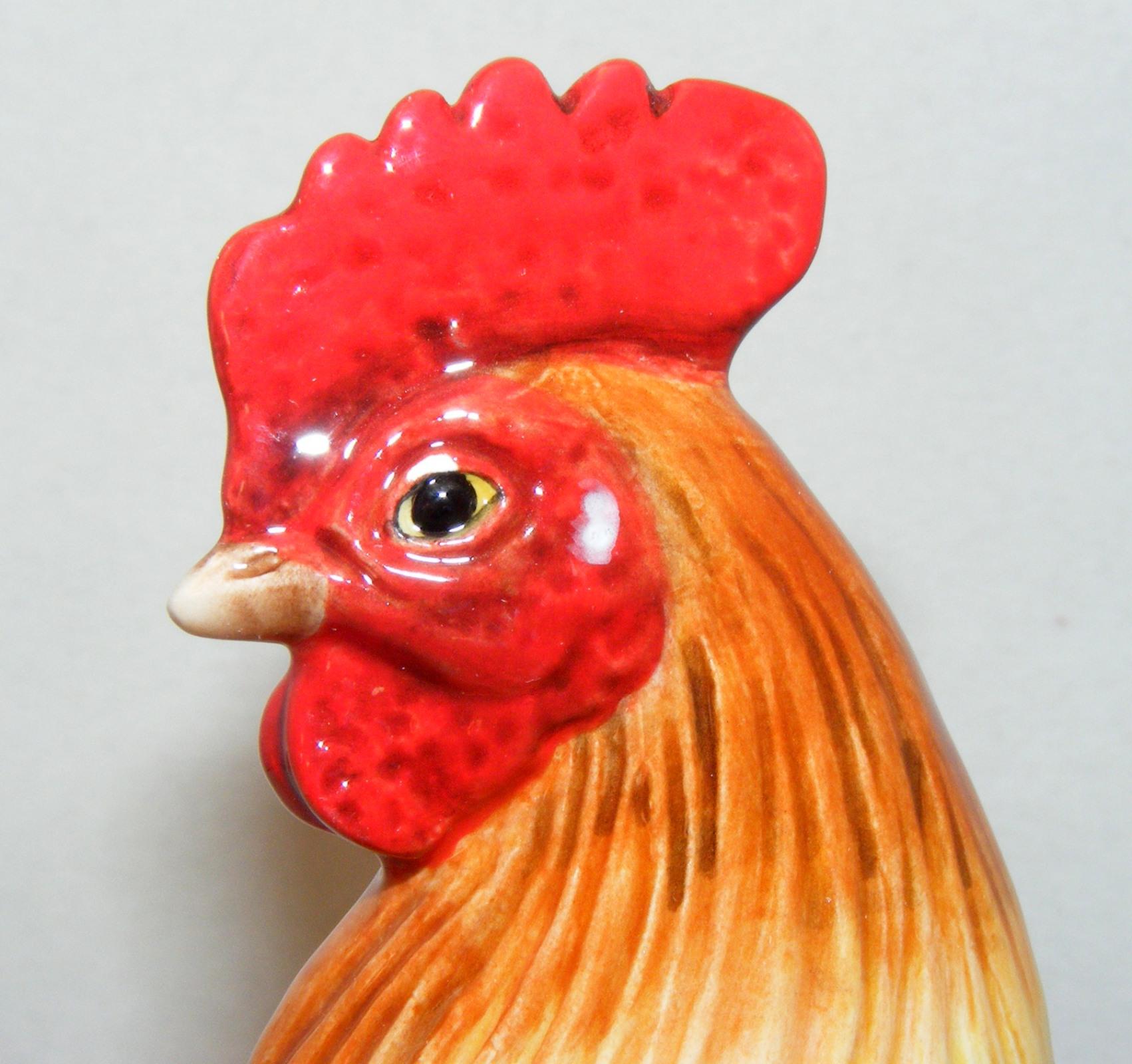 John Beswick Animal Figure Cockerel Rhode Island Red JBB13RI