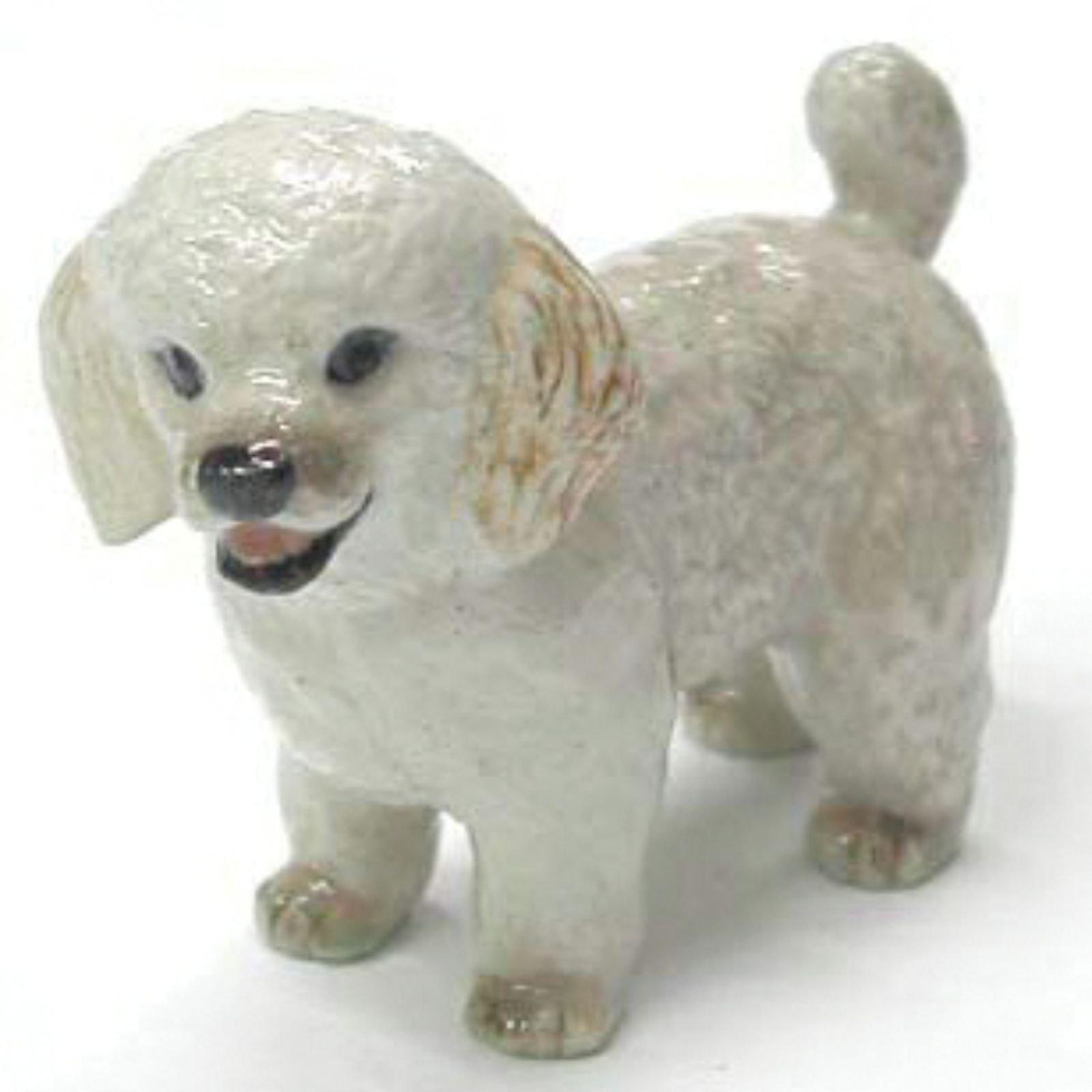 Northern Rose Miniature Porcelain Animal Figure Toy Poodle R161