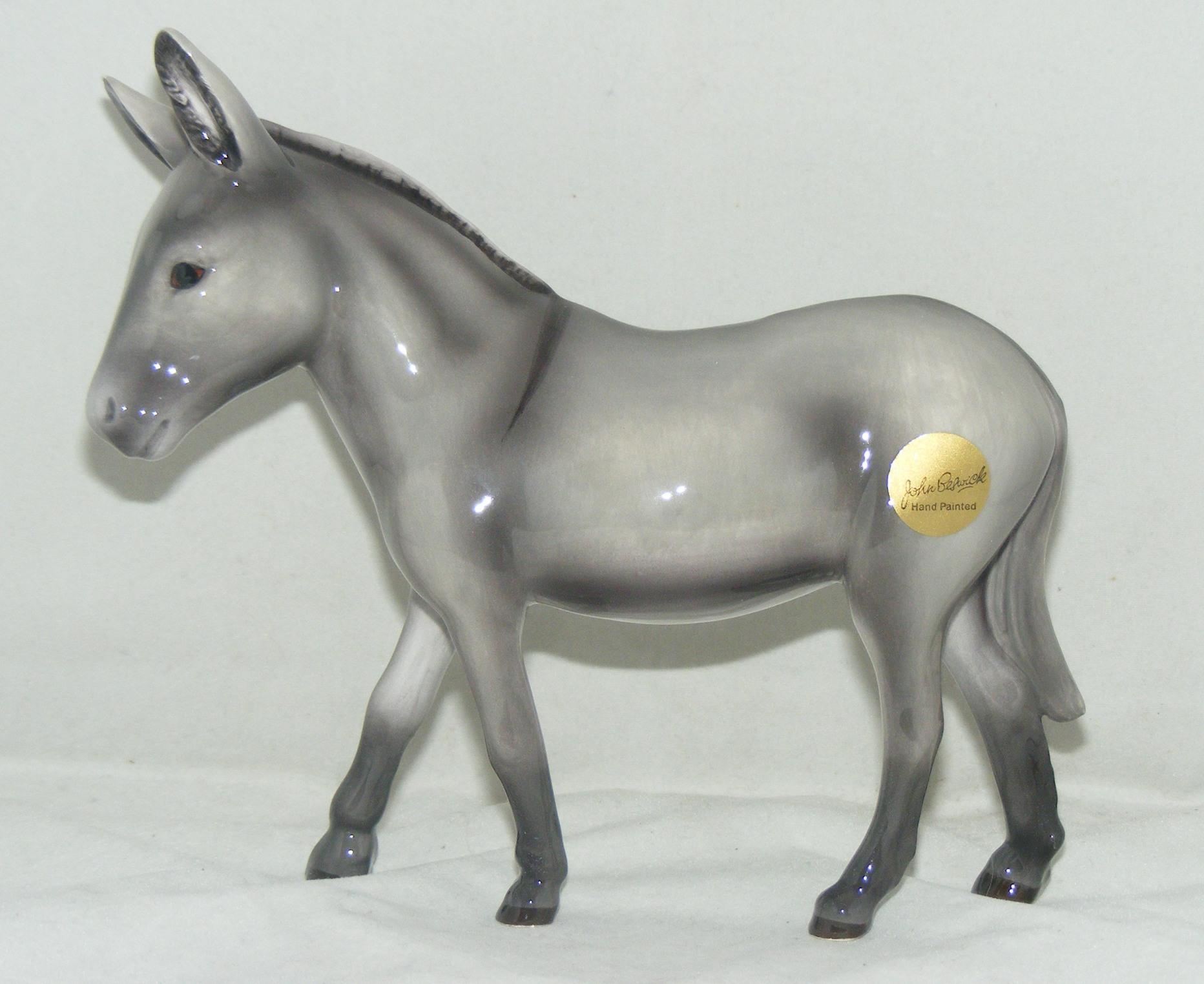 John Beswick Animal Figure Grey Donkey JBM61
