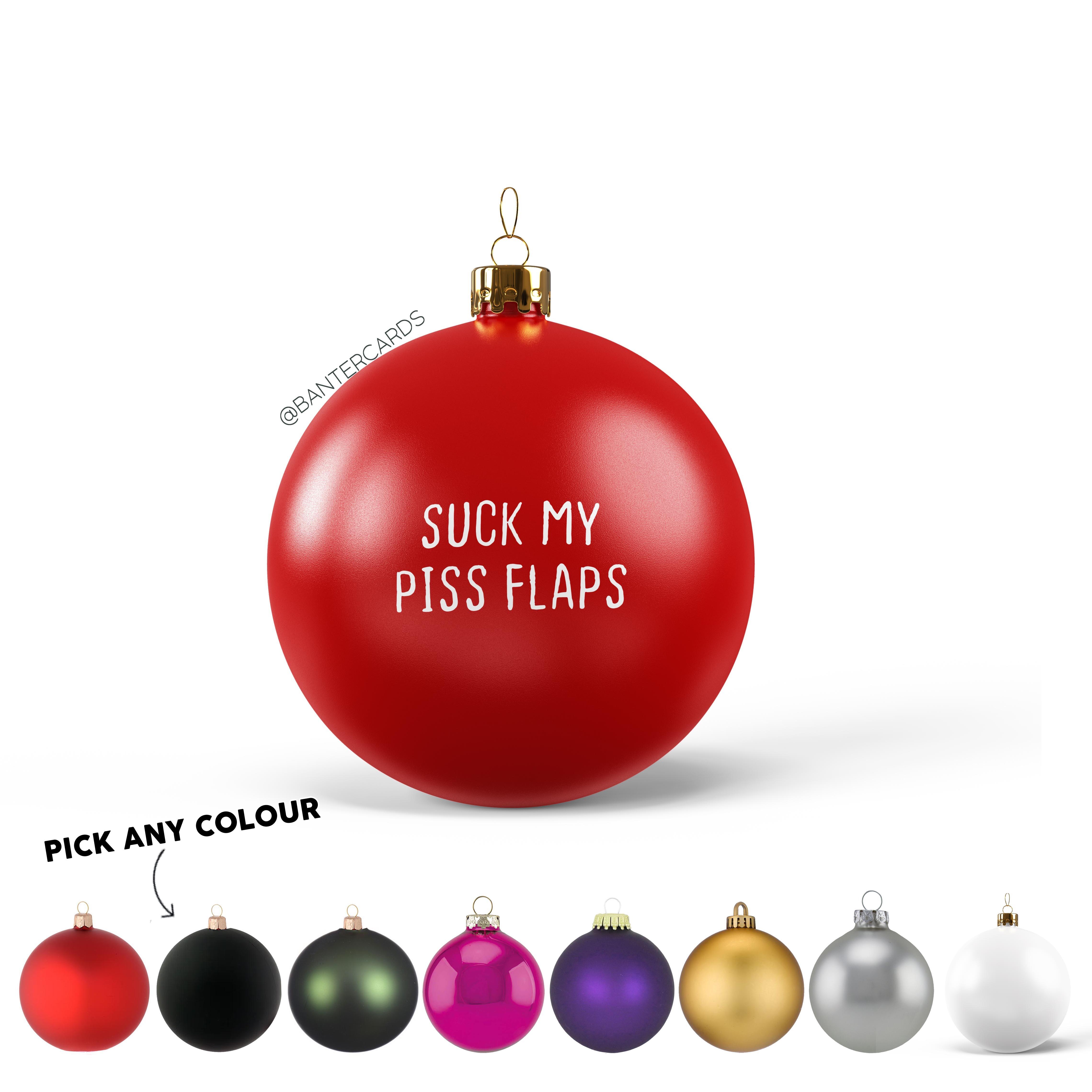 FUNNY BAUBLE | RUDE BAUBLE | SWEARY BAUBLE | BANTER CARDS | BANTER BAUBLES