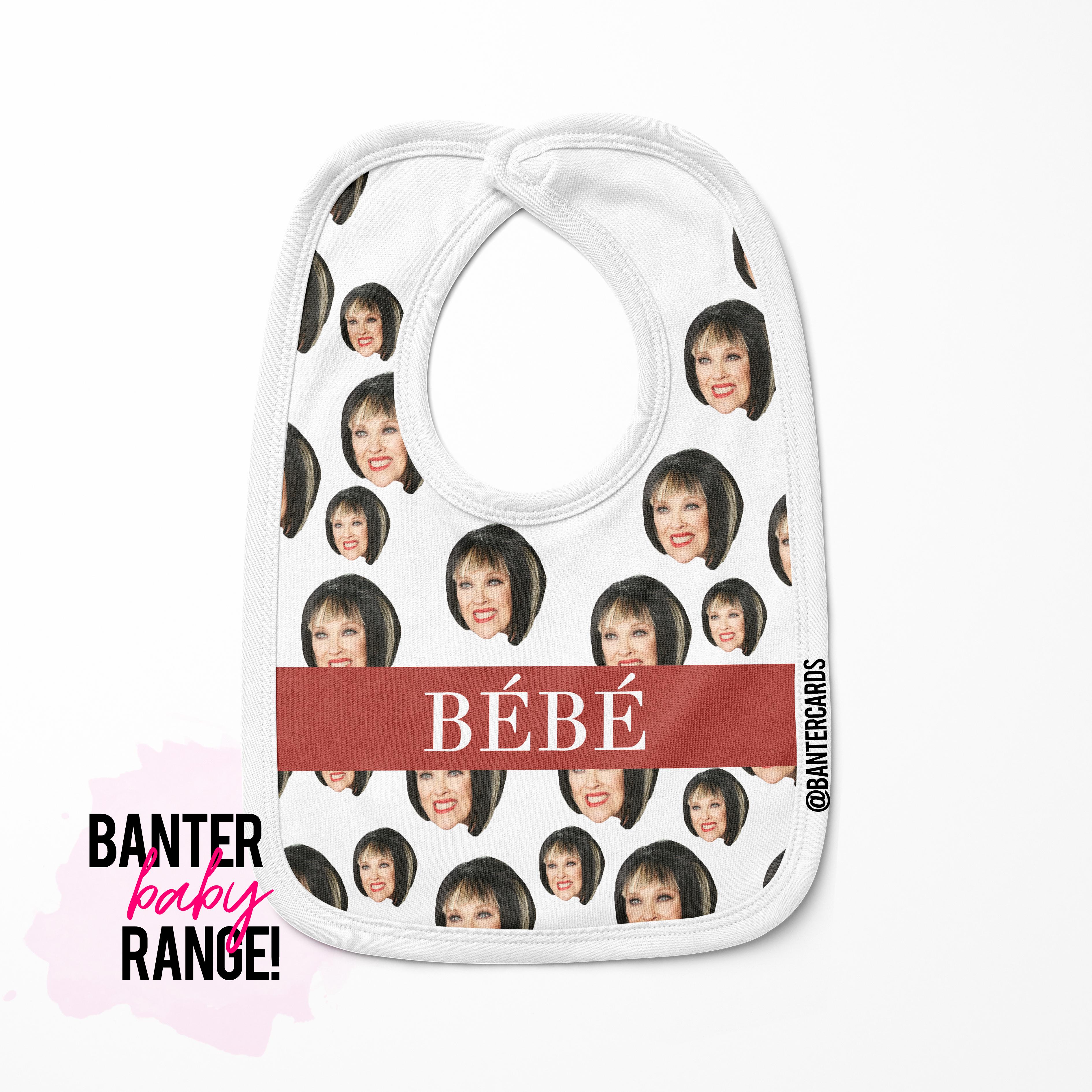 MOIRA ROSE BEBE BIB | SCHITTS CREEK BABY BIB | FUNNY BABY BIB
