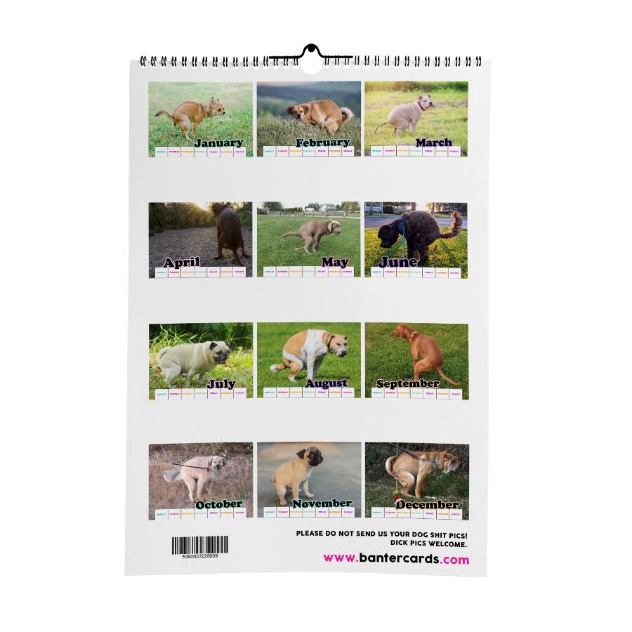 DOGS SHITTING 2026 CALENDAR | FUNNY CALENDAR | RUDE CALENDAR | 2026 ...