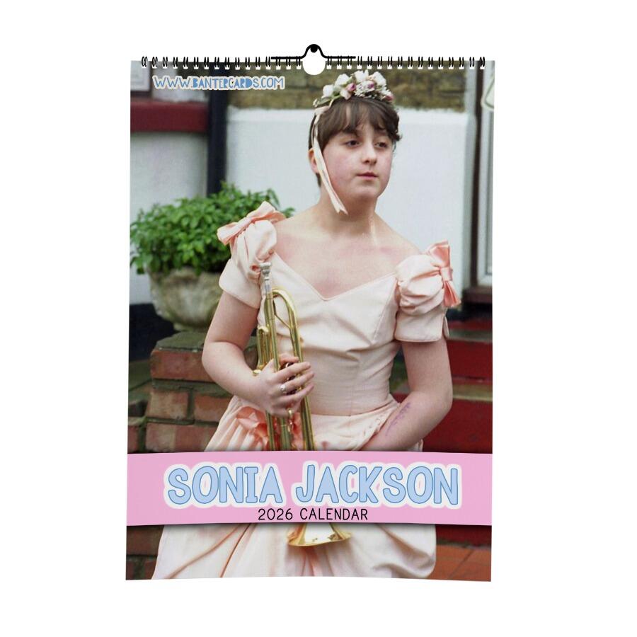 SONIA JACKSON 2026 CALENDAR | FUNNY CALENDAR | BANTER CARDS | FUNNY ...