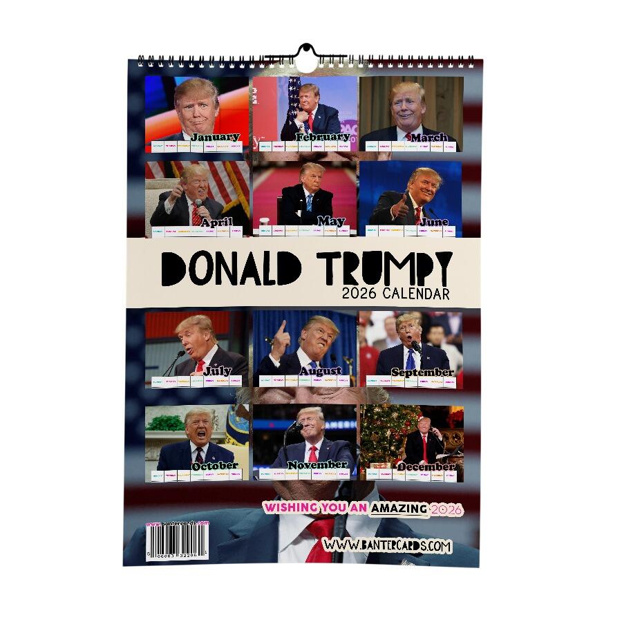 DONALD TRUMP 2026 CALENDAR | FUNNY CALENDAR | RUDE CALENDAR | FUNNY ...