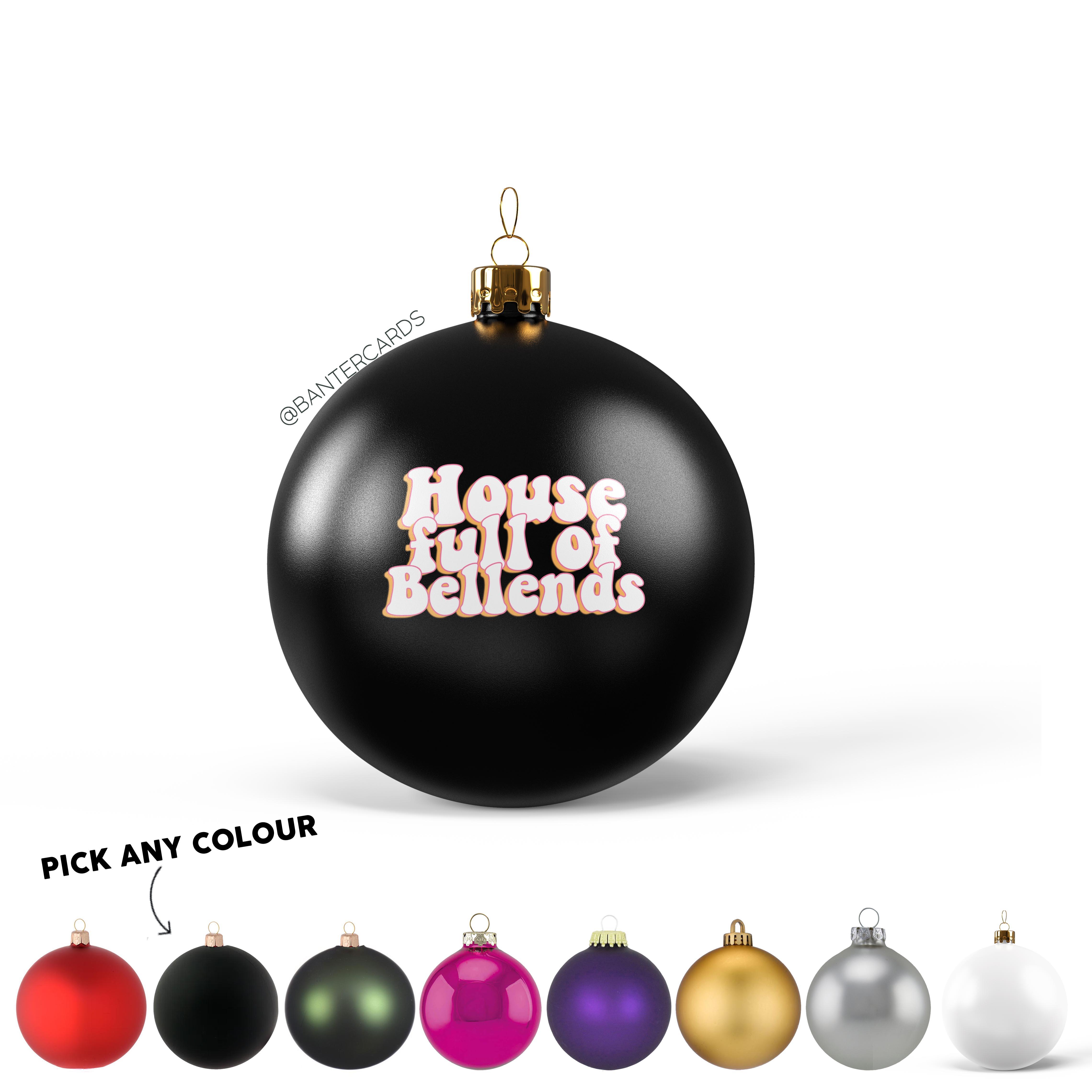 FUNNY BAUBLE | RUDE BAUBLE | SWEARY BAUBLE | BANTER CARDS | BANTER BAUBLES