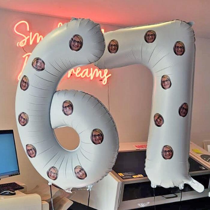 Send a custom Helium Balloon in a Box – Choose Color & add extras ...