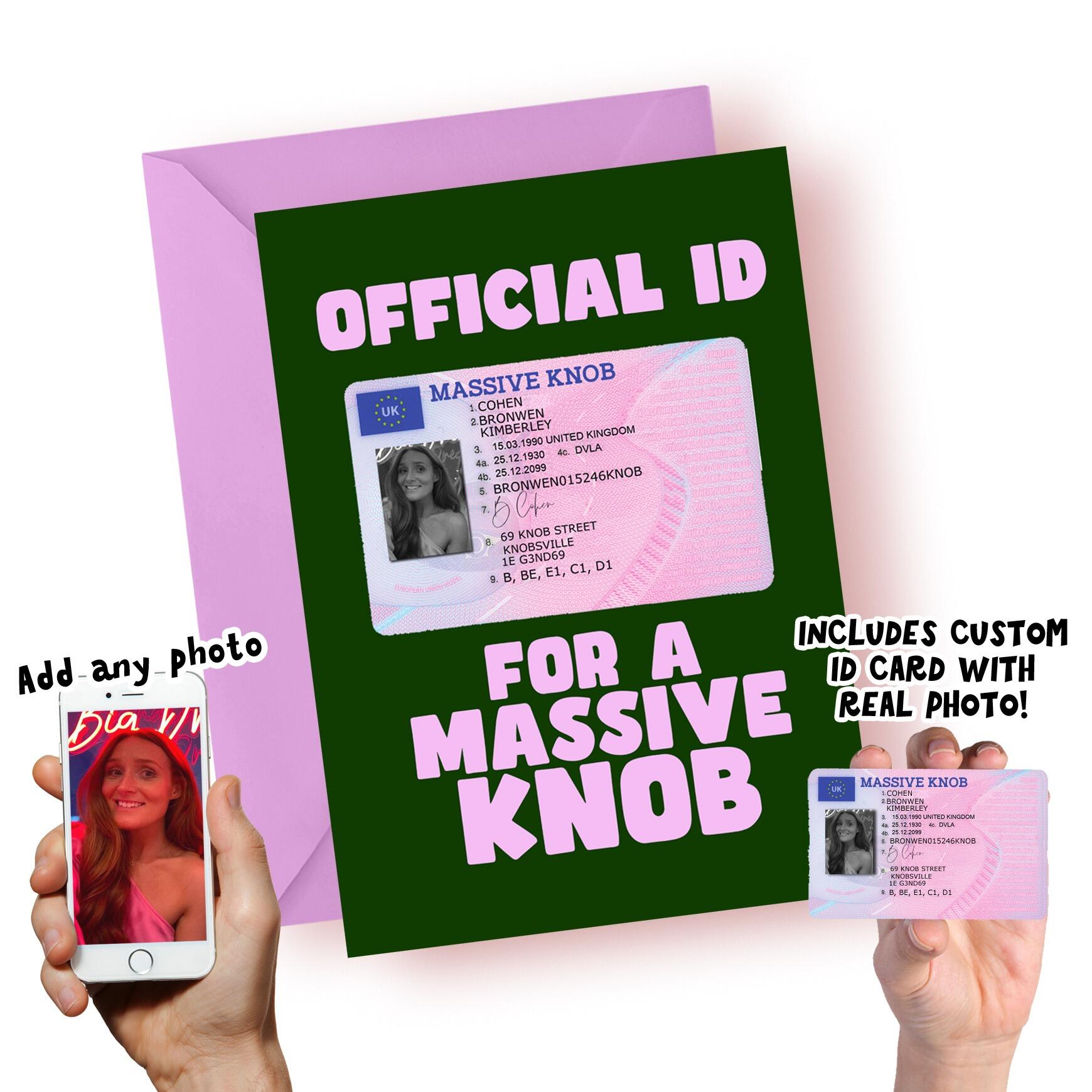 FUNNY ID CARDS | FAKE ID CARDS | FUNNY BANTER CARDS