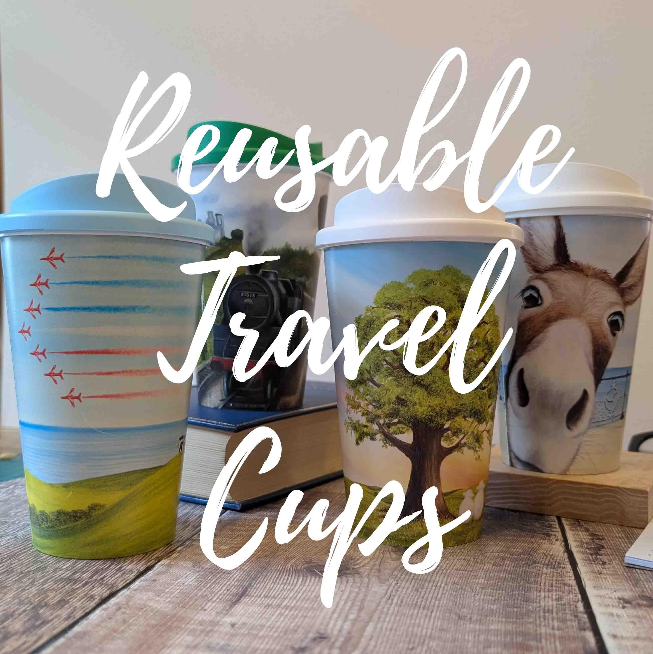 Reusable Travel Cups | Made from Recycled plastic, thermal mugs