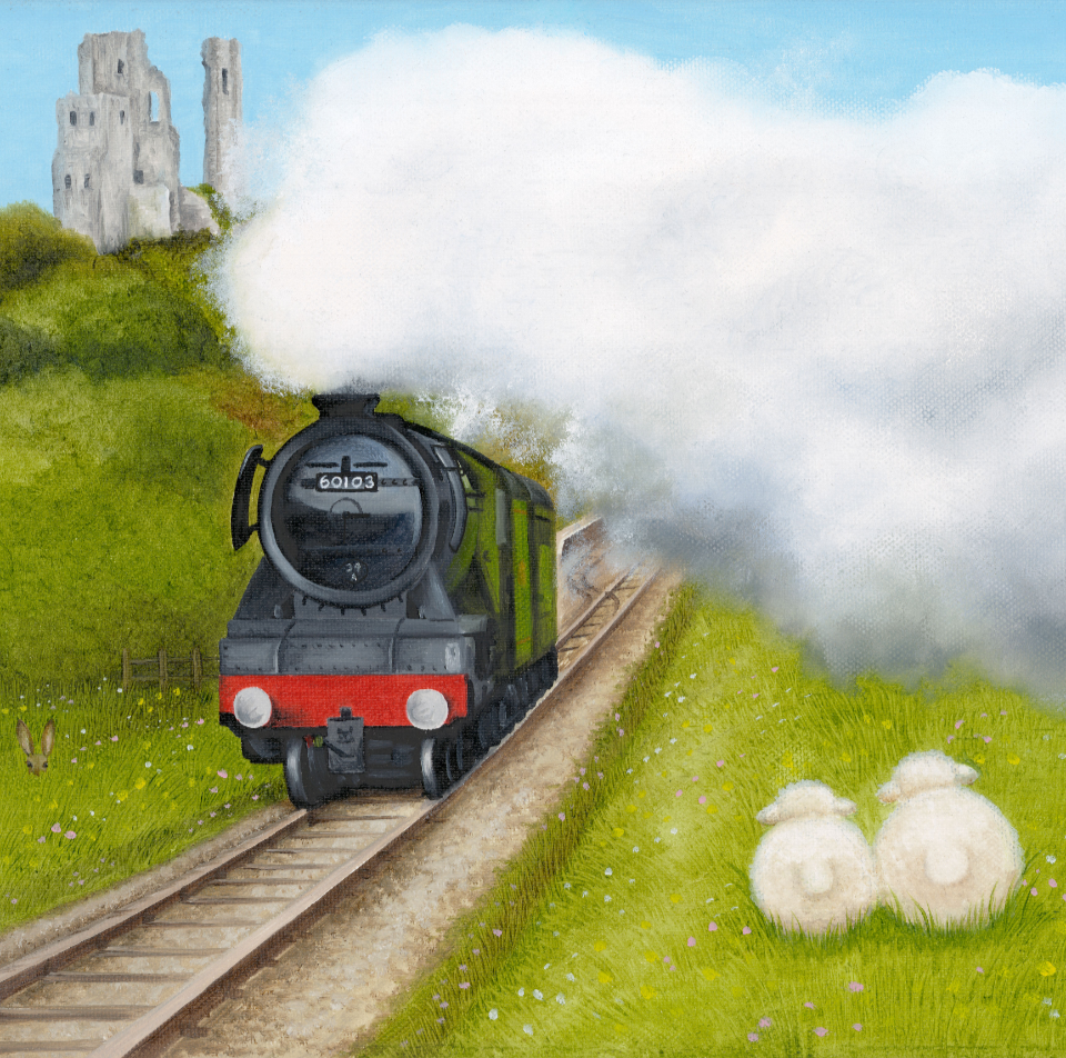 Print | 'Flying Scotsman' | Limited Edition Signed & Mounted | Option ...
