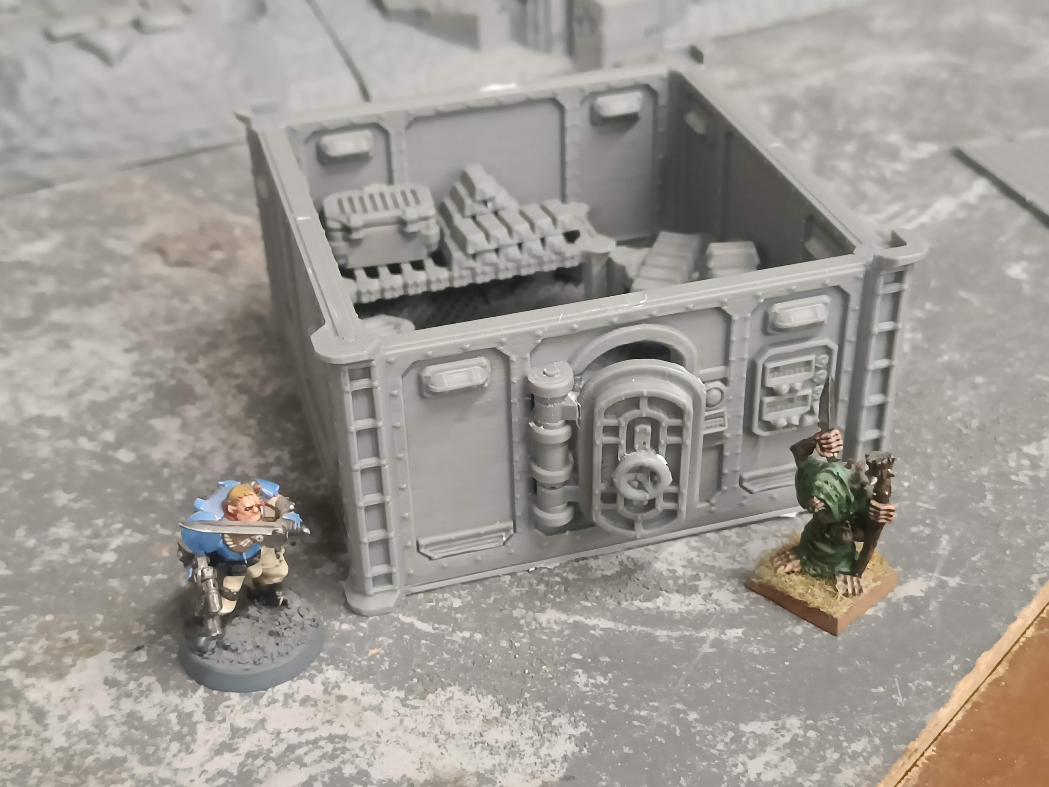 Bank Vault Terrain - Sci-fi Steampunk / Modern Era