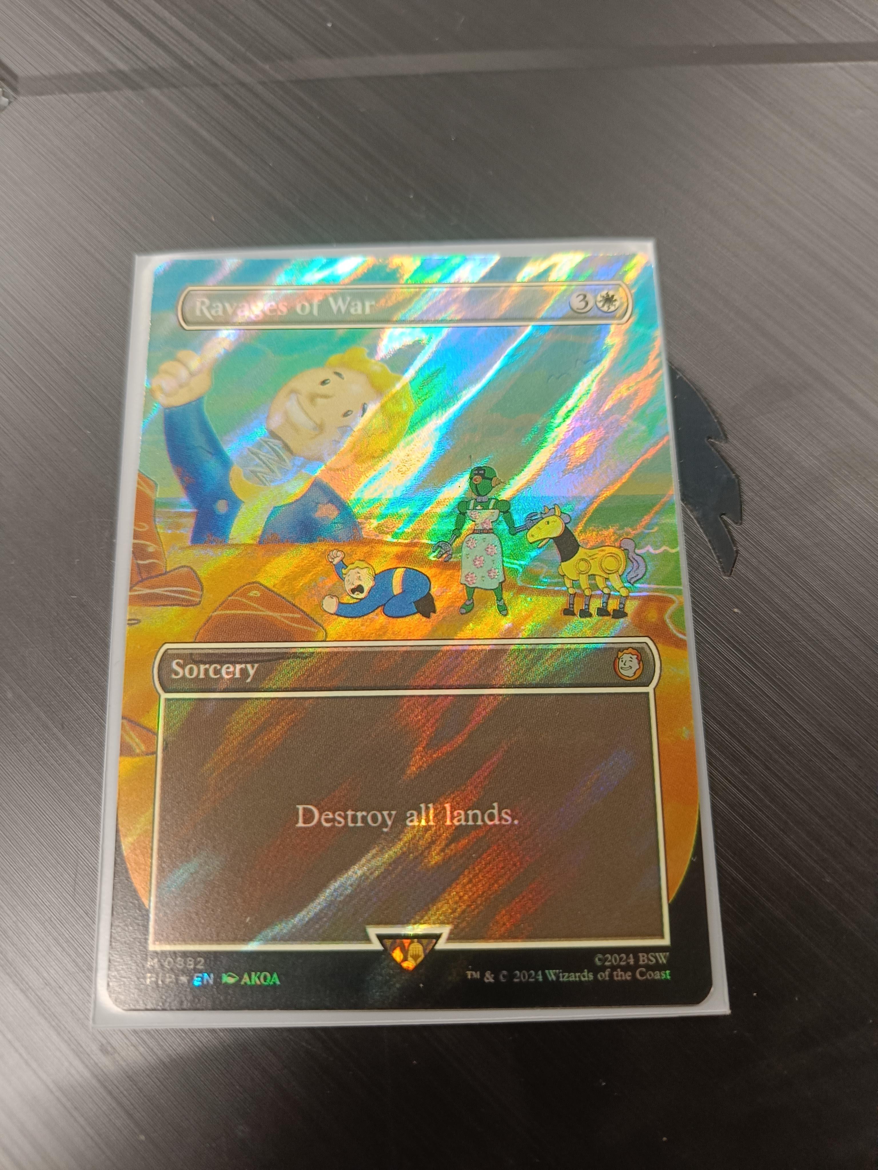 Ravages of War - MTG Fallout Borderless Surge Foil