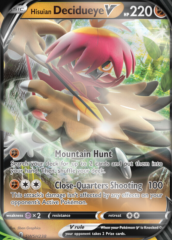 Pokemon Divergent Powers Tin: Hisuian Decidueye V