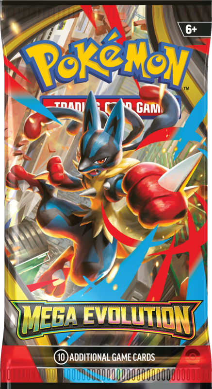 Pokemon Mega Evolution Booster Pack (10 Cards)