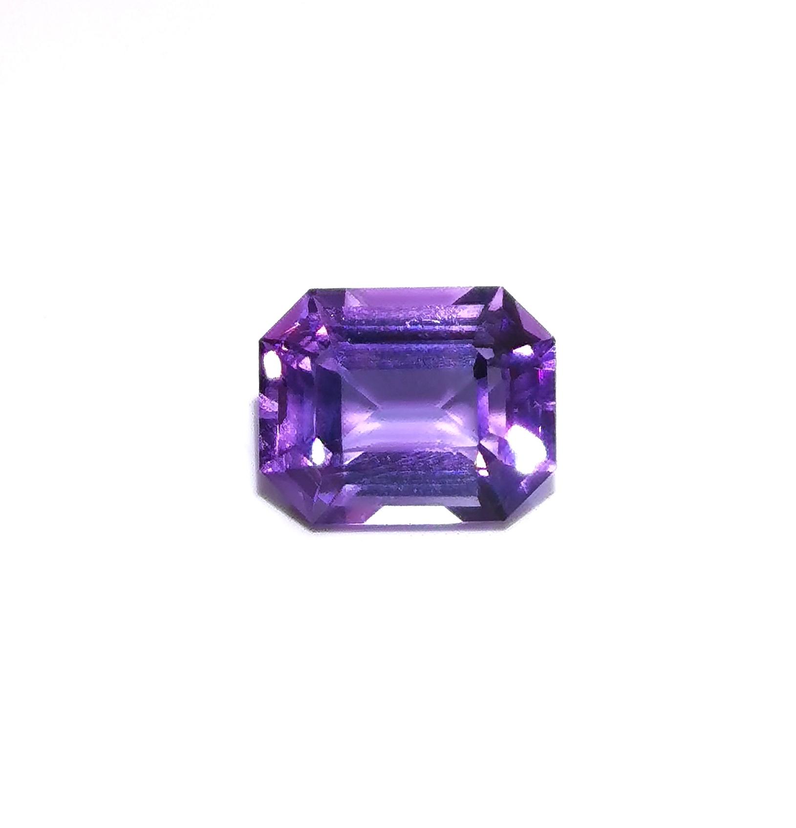 Amethyst 3.05ct Emerald Cut