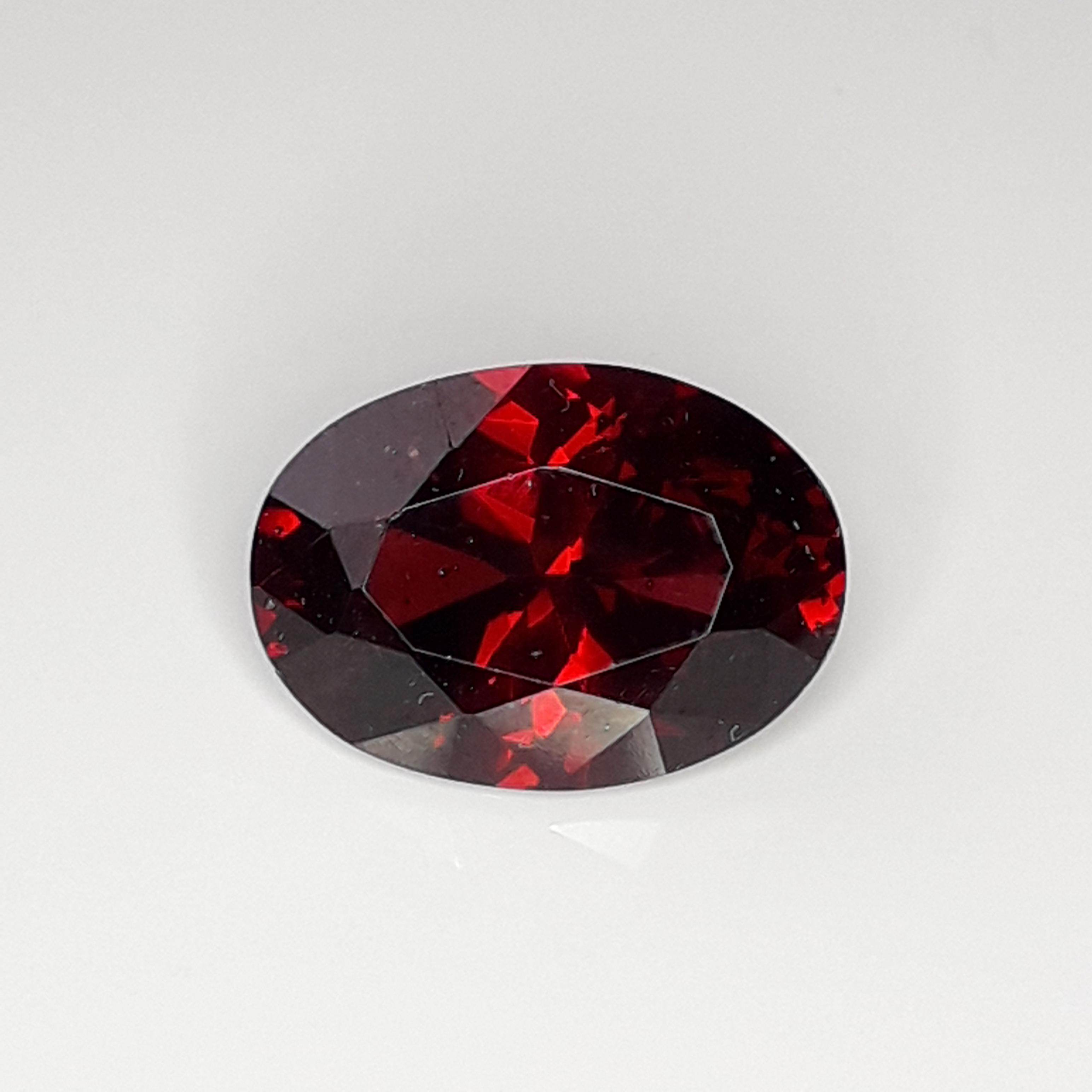 Tanzanian Red Garnet 5.98ct Oval Cut