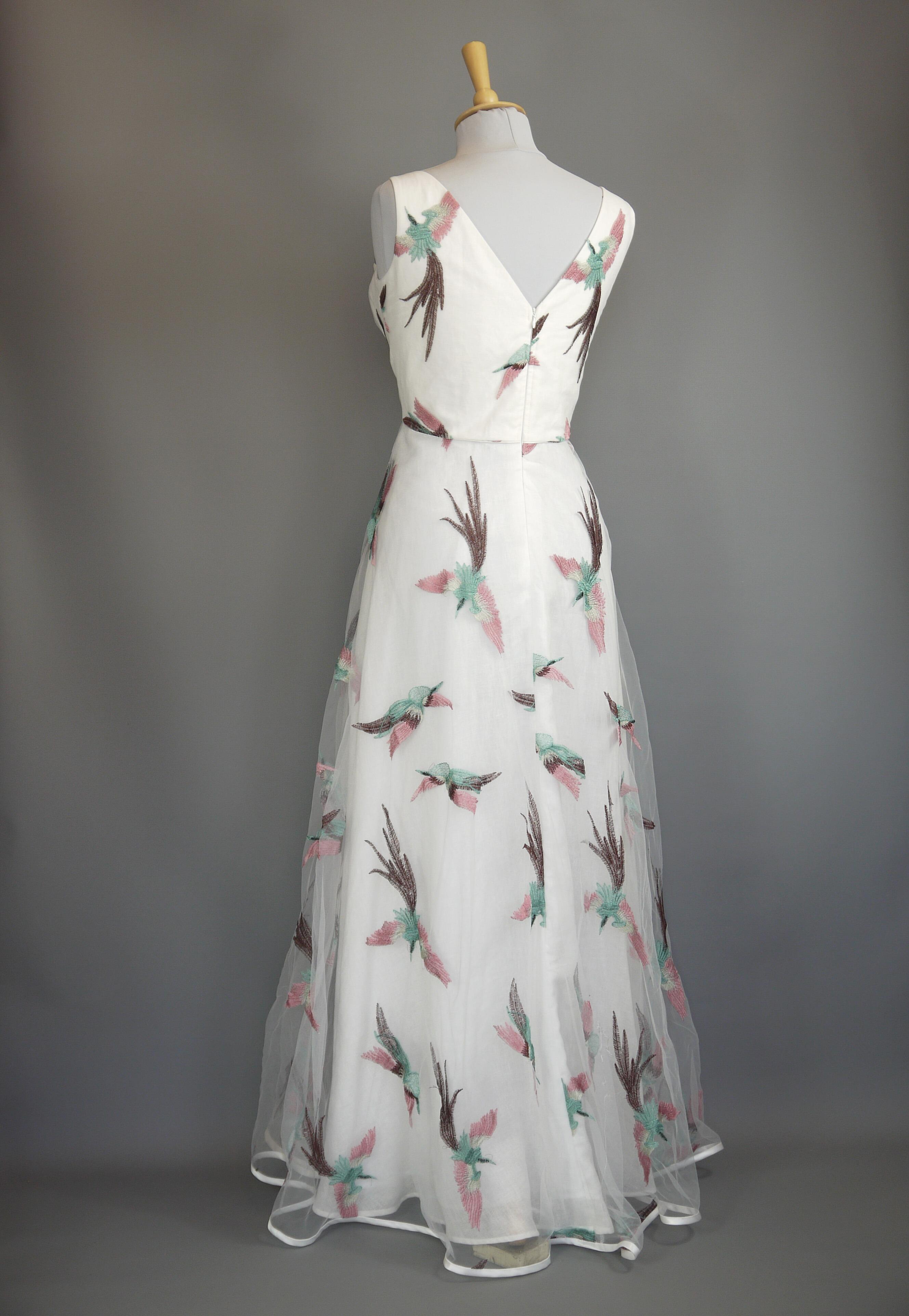 Size UK 14 - Paradise Sabrina Wedding Gown in Birds of Paradise Lace ...