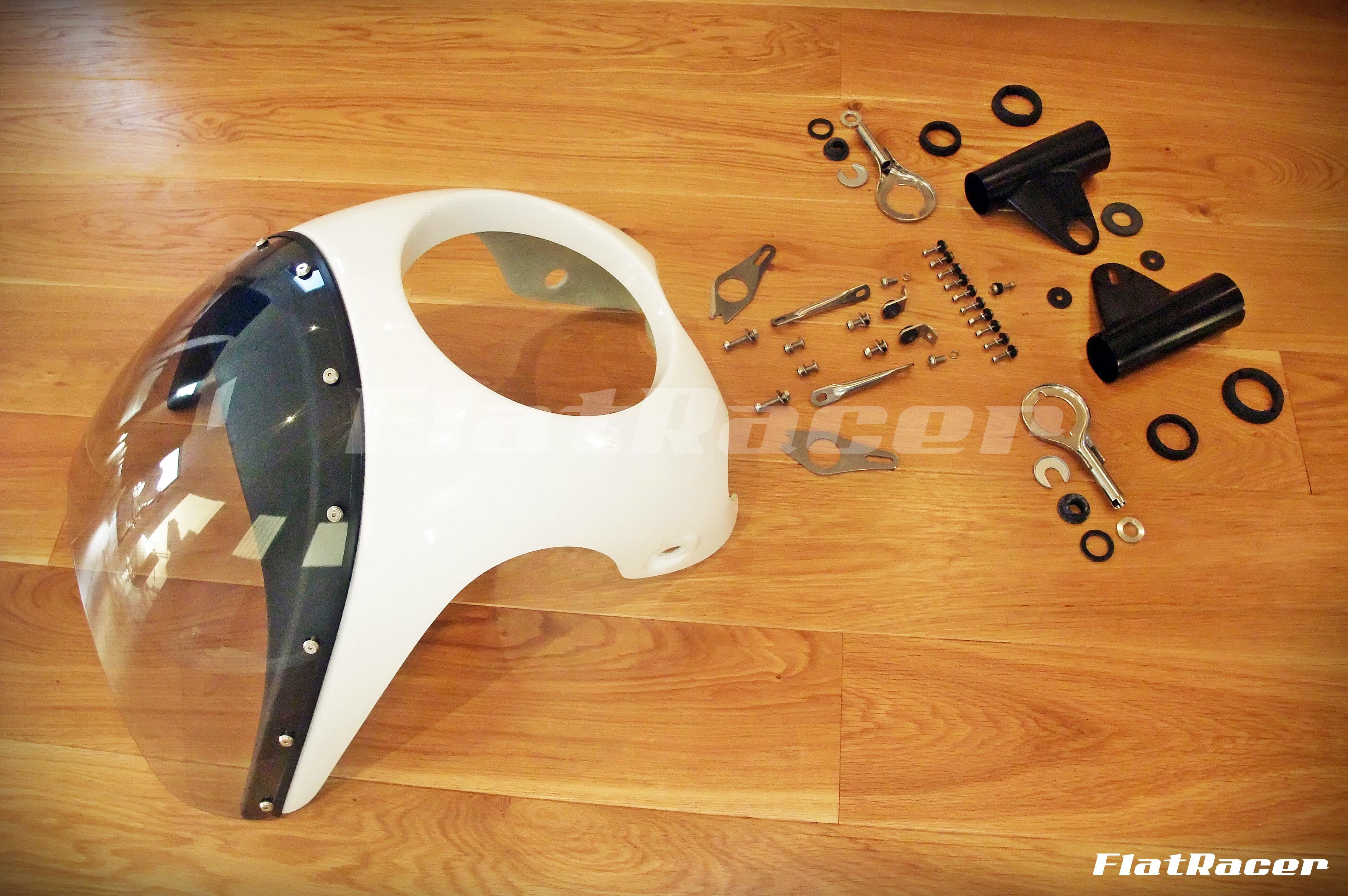 FlatRacer BMW R90S replica cockpit fairing - FULL KIT