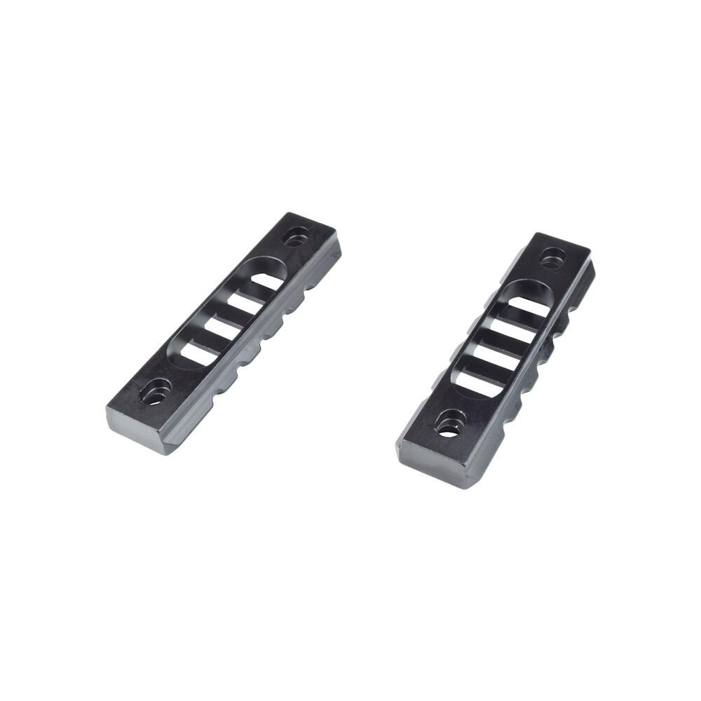Js Tactical Standard 20mm 5 Slots Rail For Keymod Black 2 Pieces