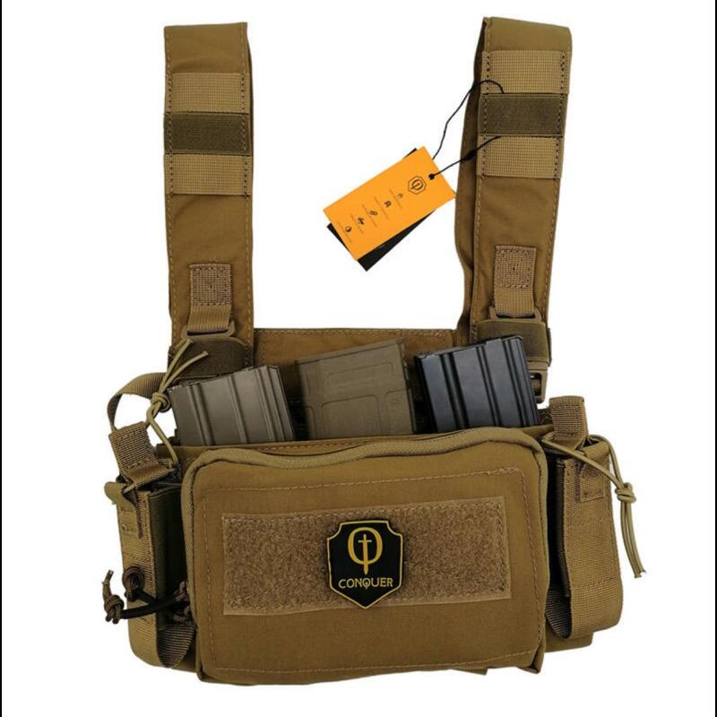 CONQUER MICRO CHEST RIG MPC SERIES COYOTE BROWN