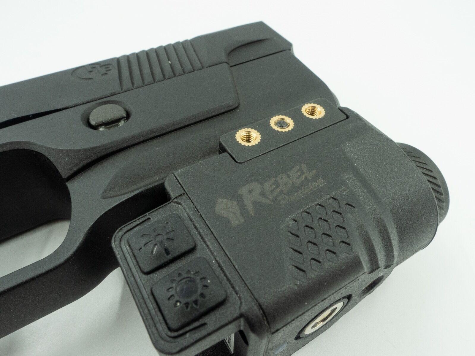 REBEL TACTICAL FLASHLIGHT WITH RED LASER - 700 LUMENS