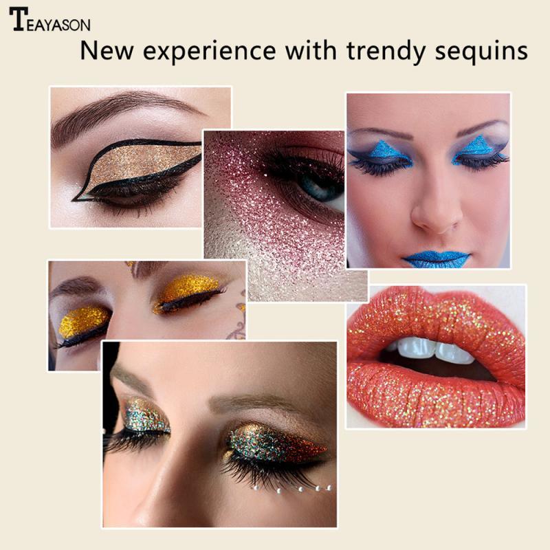 15 Colors Teayason sequins pearl eyeshadow Palette pearl diamond eyeshadow