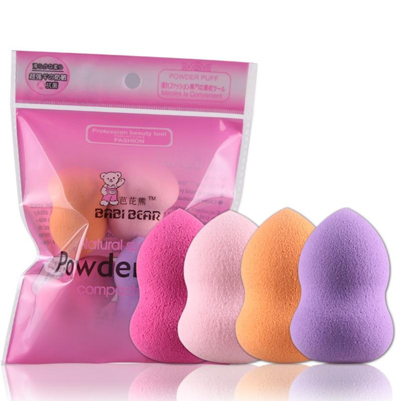 4PCS/LOT Face Foundation Sponge Mix Cosmetic face Puff