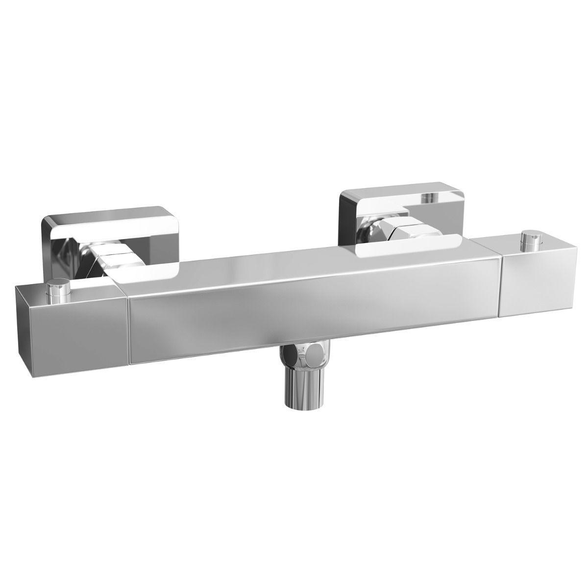 Jupiter Eclipse Square Thermostatic Shower Bar Valve From Jt Spas