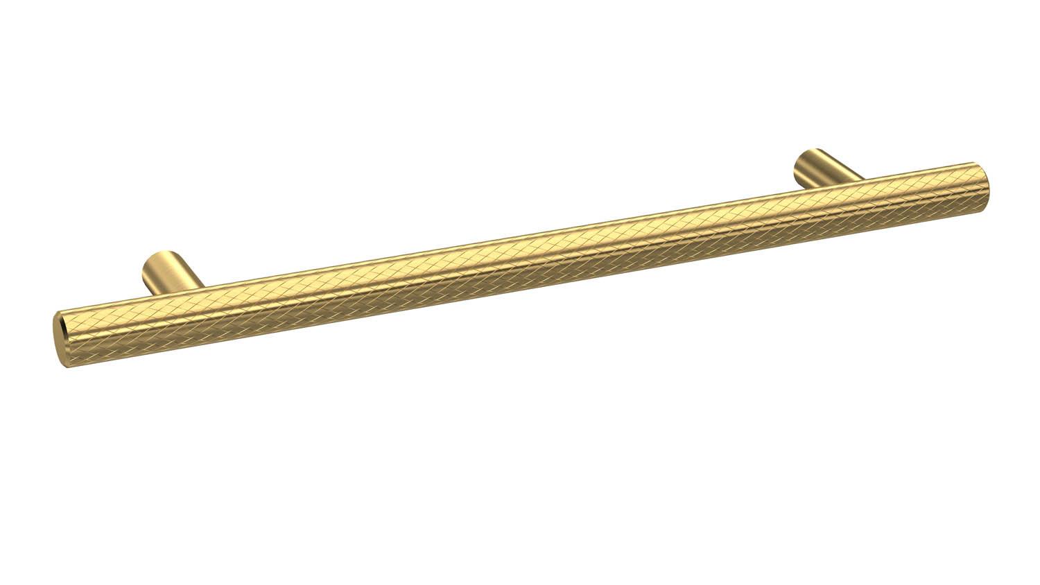 Hudson Reed Handles Knurled Bar Handle 160mm Bathroom Furniture ...