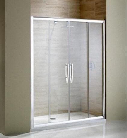 Jupiter Deluxe8 1600mm Central Opening Double Sliding Shower Door 8mm Glass