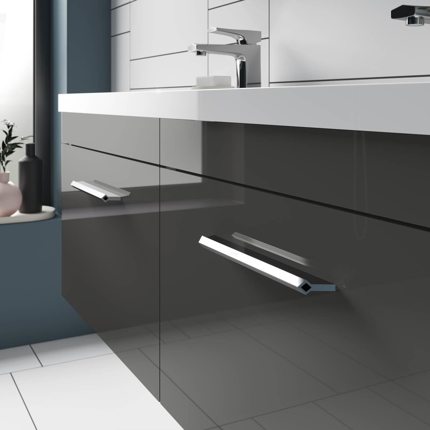 Hudson Reed Handles Profile Handle 160mm - Chrome H101