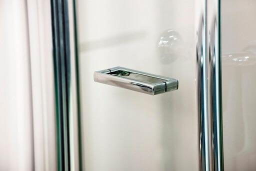 Jupiter 700mm Polished Silver Bi-Fold Shower Enclosure Door