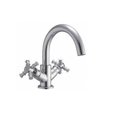 Jupiter Georgian Chrome Basin Mixer Including Pop Up Waste TF7802