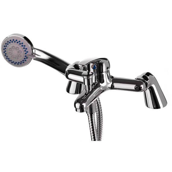 Jupiter Cork Single lever Bath Shower Mixer with multi fuction handset ...