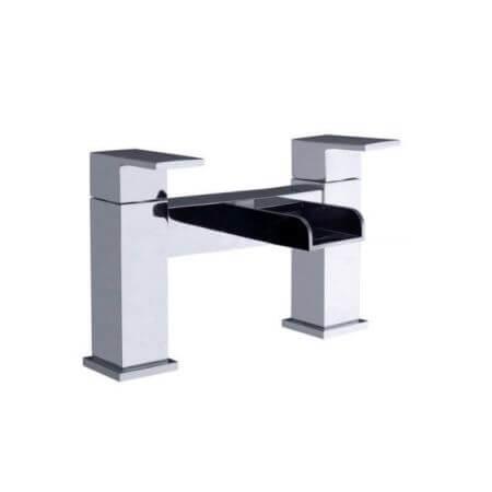 Jupiter Ingot Chrome Waterfall Bath Filler Tap - TF2305