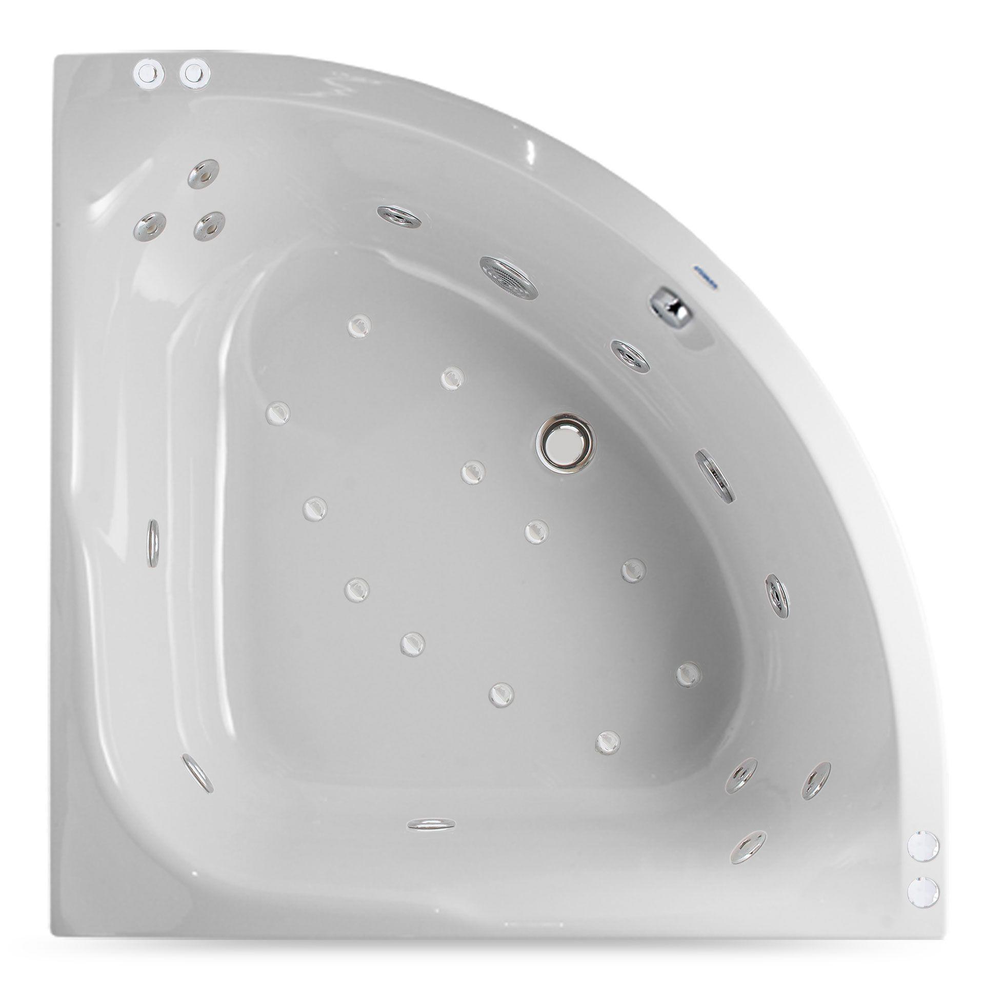 Sky 1200mm X 1200mm Corner Whirlpool Bath Air 24 Jet Spa Bath Sky 1200mm X 1200mm Corner Whirlpool Bath Air 24 Jet Spa Bath
