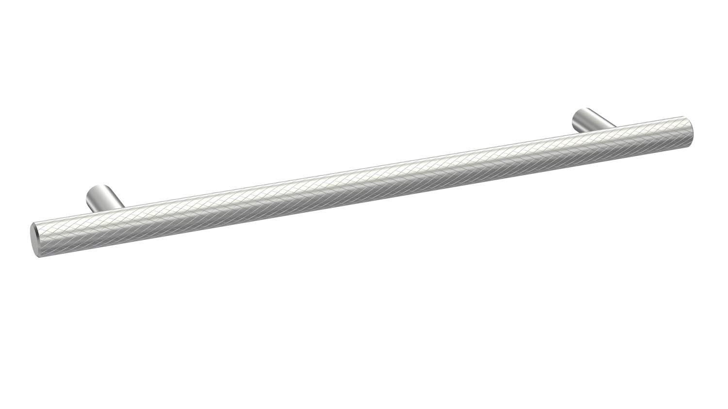 Hudson Reed Handles Knurled Bar Handle 192mm Bathroom Furniture - Chrome