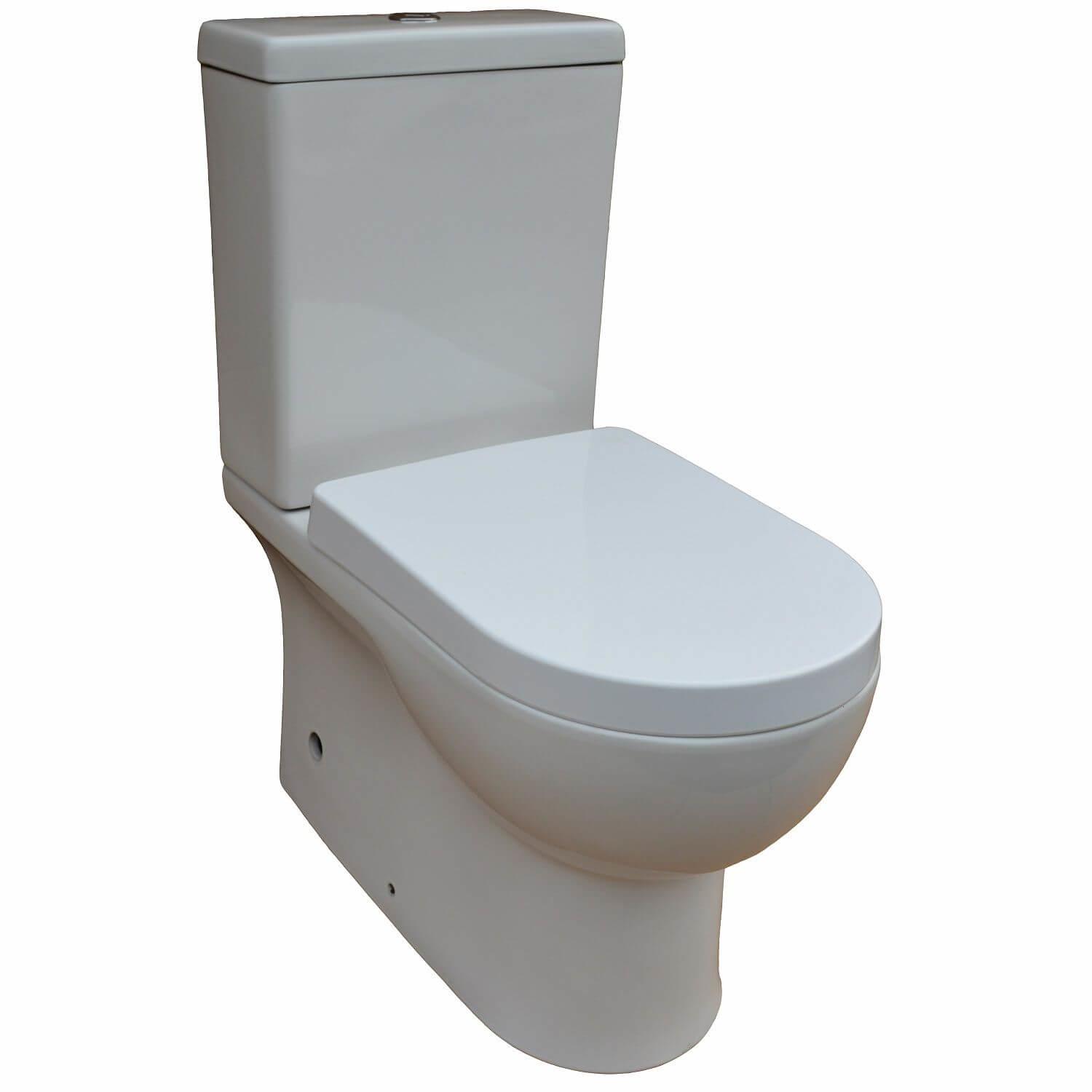 Jupiter Space Close Coupled Toilet Incl Soft Close Seat