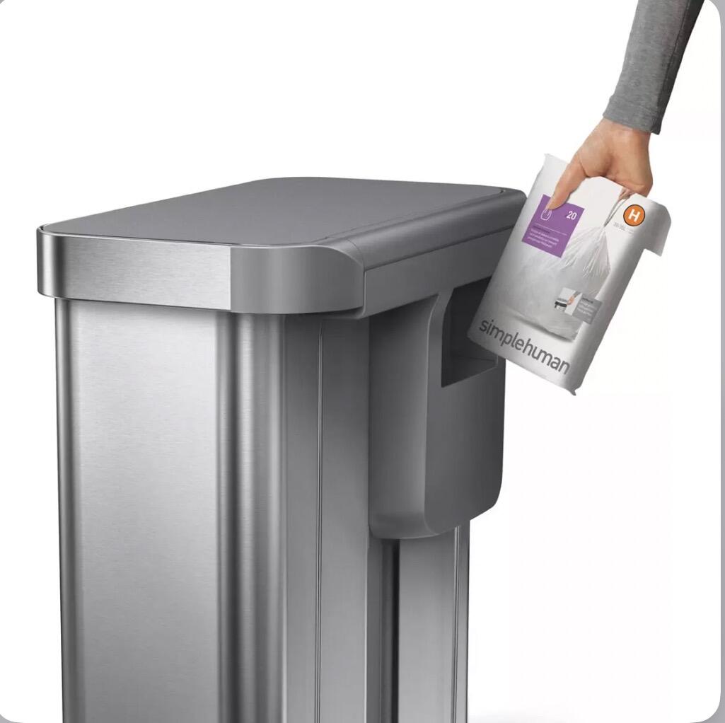 Simplify Your Waste Management with simplehuman's 58L Dual Compartment ...
